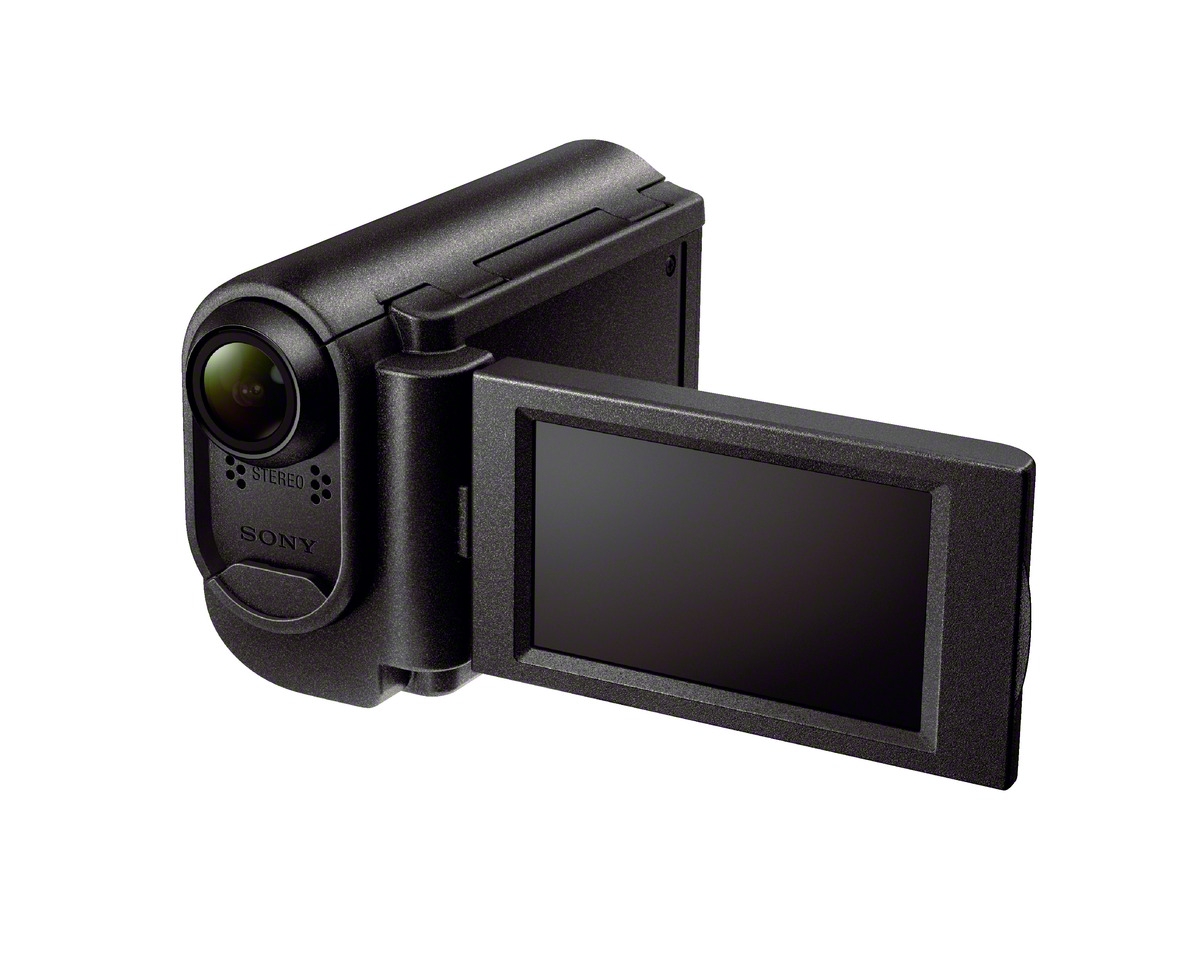 Sony HDR-AS20/B Full HD POV Action Cam + AKA-LU1 LCD Handheld Cradle ...