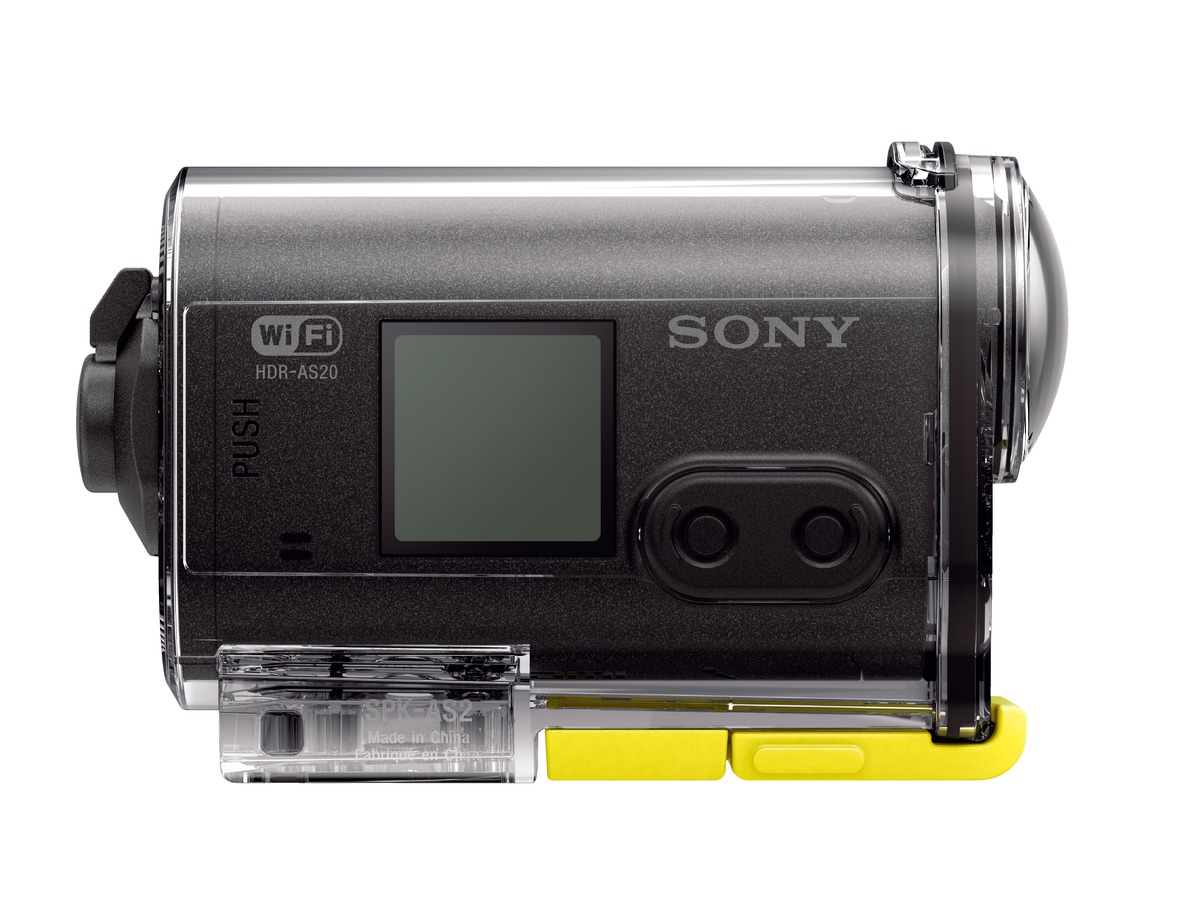 Sony HDR-AS20/B Full HD POV Action Cam + AKA-LU1 LCD Handheld Cradle ...